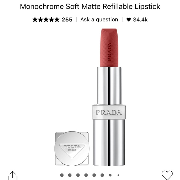 Prada | Makeup | Nwt Prada Monochrome Soft Matte Refillable Lipstick ...